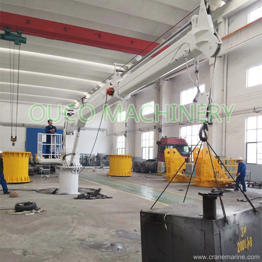 2T10M Hydraulic Telescopic Marine Crane China Manufacturers Suppliers Factory Exporter